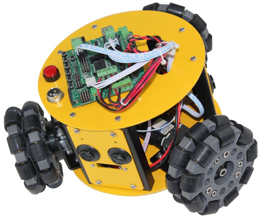 3WD 100mm Omni Wheel Arduino Robot Kit – 10016 – Oz Robotics