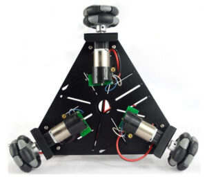 Omni Wheel Robot Platform Chassis with Encoder – Black – 15001B – Oz ...