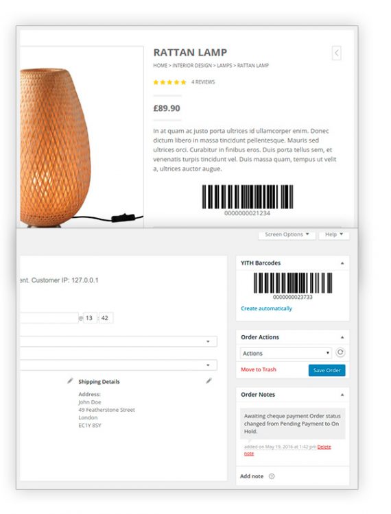 Show the barcode – Oz Robotics