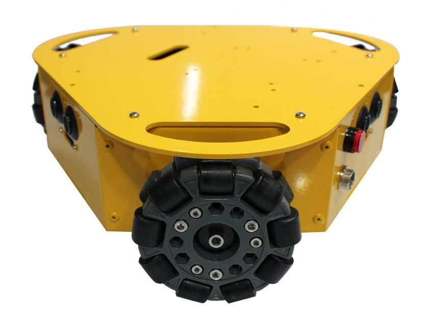 3WD Triangular 100mm Omni Wheel Mobile Robotics Car – 10003 – Oz Robotics