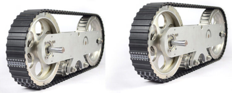 A Set of Large Tracked Wheels Tank Wheel include 2 Pieces – 14152 – Oz ...