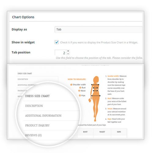 Sort tabs freely to choose the position and arrange the content of your ...
