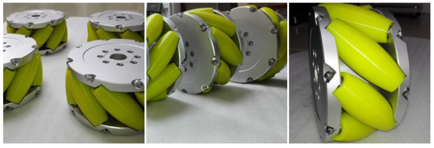 A Set of 12 inch Heavy-Duty Industrial Mecanum Wheel with Load Capacity ...