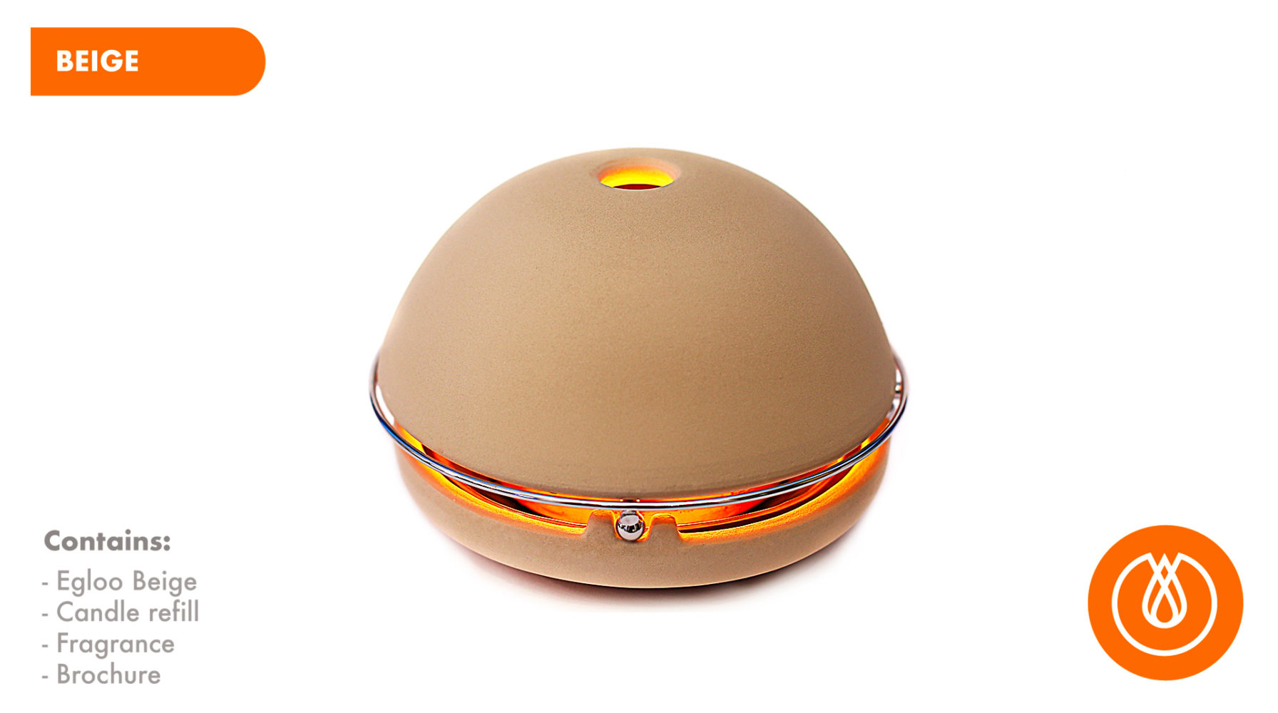 Egloo Candle Powered Natural Heater is powered Natural Heater