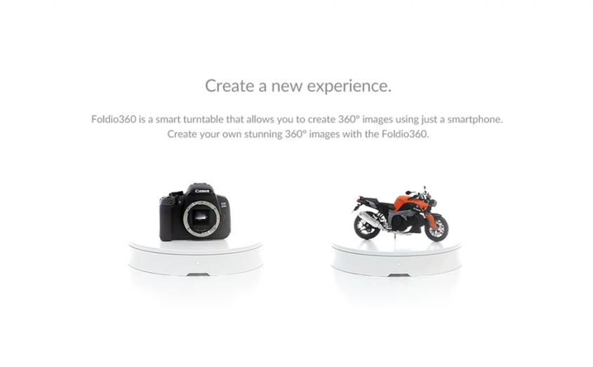 Foldio360 A Smart Turntable to Create Stunning 360 Images – Oz Robotics