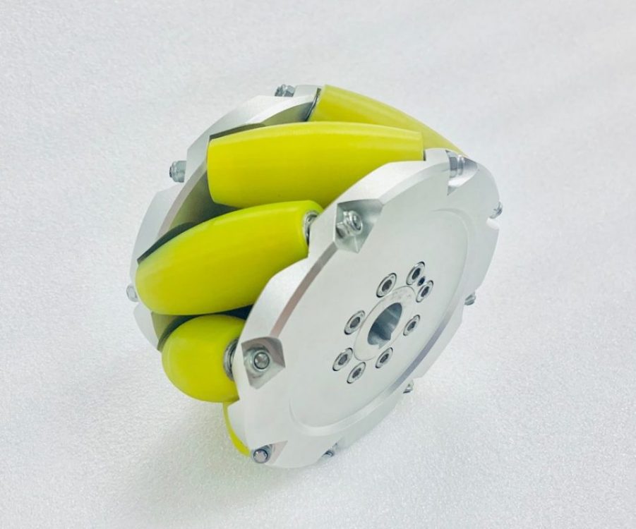 A set of 5 inch Heavy Duty Industrial Mecanum Wheel with PU Roller and ...