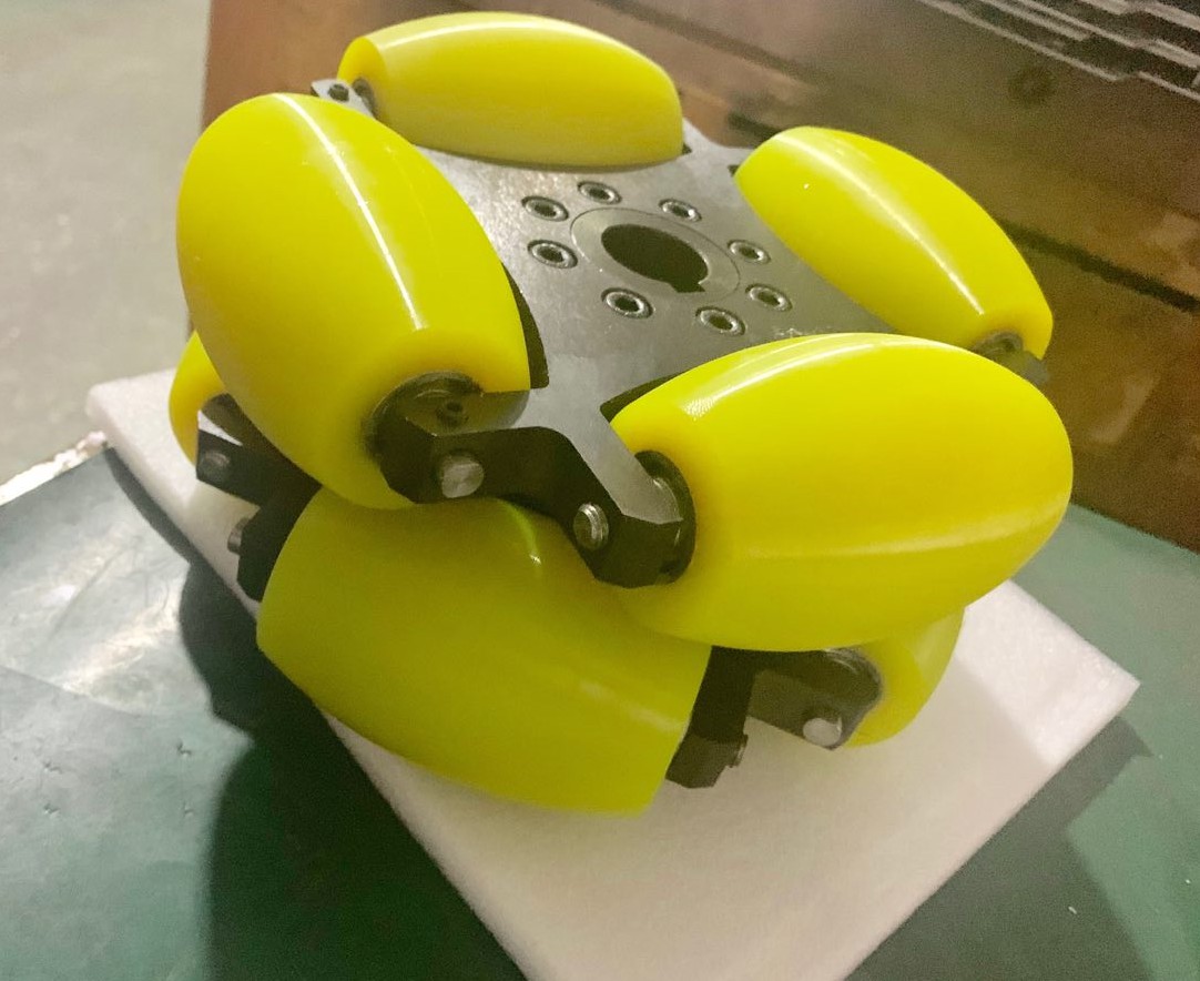 203mm Heavy Duty Industrial Omni Wheel – NW203C – Oz Robotics