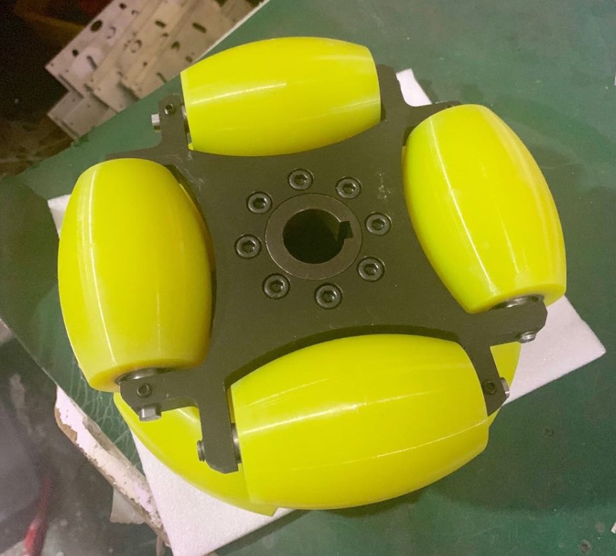 203mm Heavy Duty Industrial Omni Wheel – NW203C – Oz Robotics