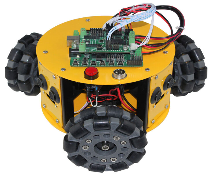 3WD 100mm Omni Wheel Arduino Robot Kit – 10016 – Oz Robotics