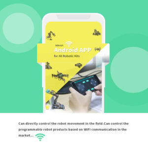 Adeept Hexapod Spider Robot Kit for Arduino with Android APP Crawling STEAM Robot – Oz Robotics