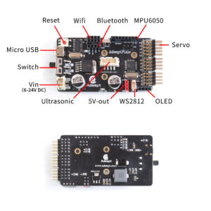 Adeept Hexapod Spider Robot Kit for Arduino with Android APP Crawling STEAM Robot – Oz Robotics