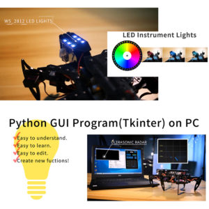 Adeept Hexapod Spider Robot Kit for Arduino with Android APP Crawling STEAM Robot – Oz Robotics