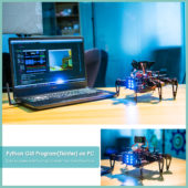 Adeept RaspClaws Hexapod Spider Robot Kit for Raspberry Pi STEAM ...