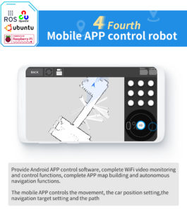 ROS Robot AI Smart Robot Car with Laser Radar for Raspberry Pi 4B – Oz ...