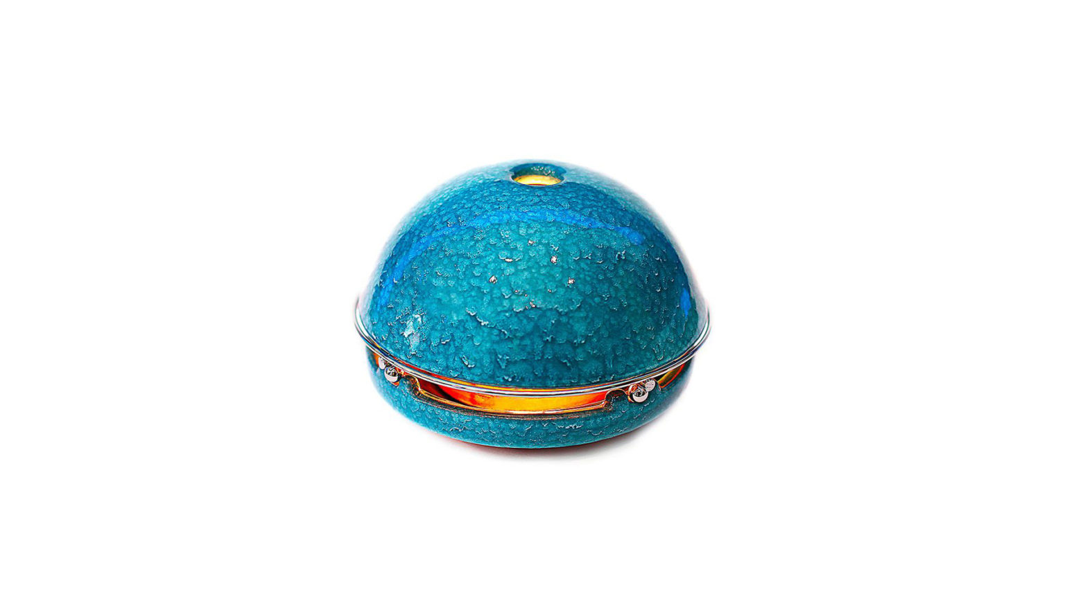 Egloo Candle Powered Natural Heater – Turquoise – Oz Robotics