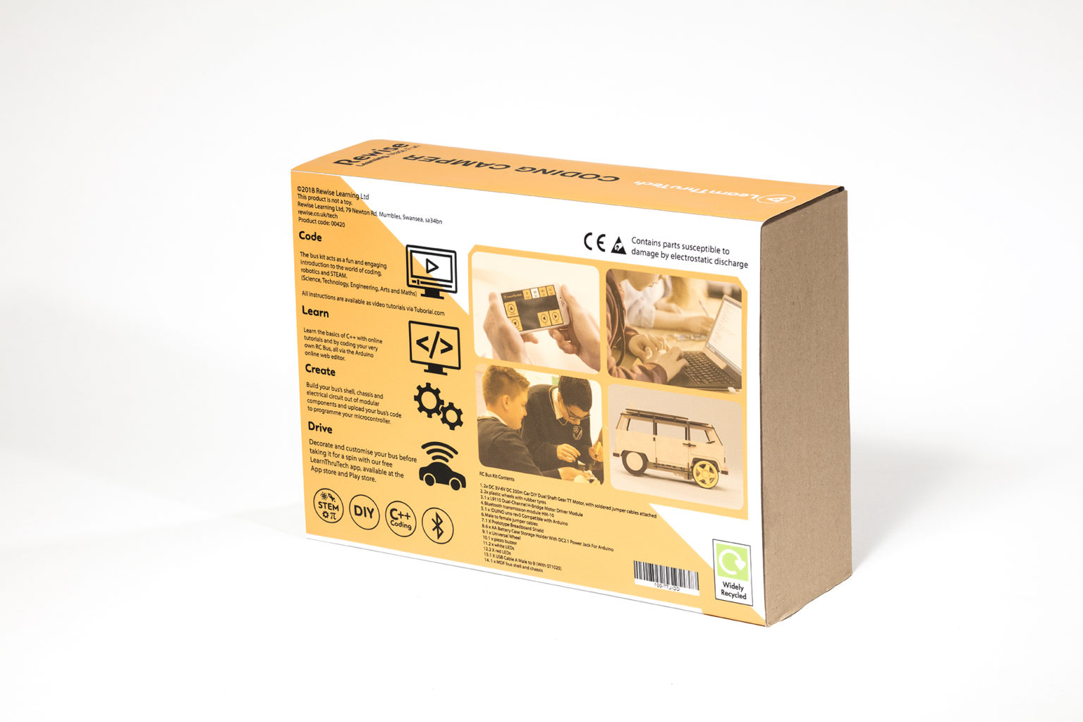 LearnThrutech Remote Control Coding Camper STEM Kit – Oz Robotics