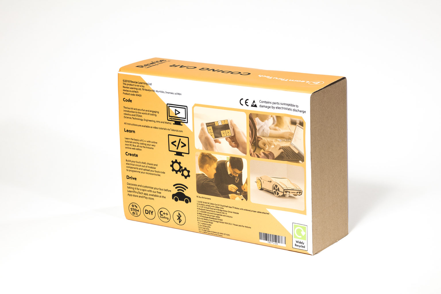 LearnThruTech Remote Control Coding Car STEM Kit – Oz Robotics