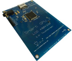 SmartGPU 2 – Embedded Graphics, Touch and Audio Processor with 3.5″ LCD480X320 – Oz Robotics
