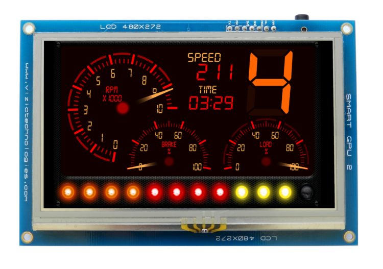 SmartGPU 2 – Embedded Graphics, Touch and Audio Processor with 4.3 ...