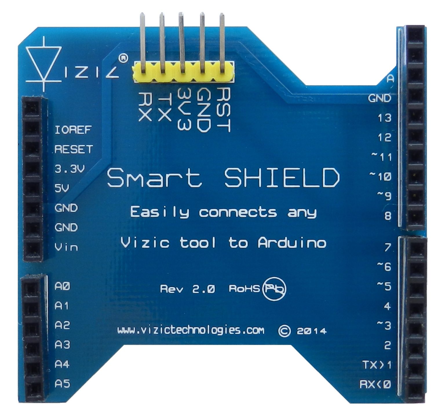 SmartSHIELD – Connect any Vizic Technologies Tool to Arduino! – Oz Robotics