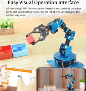 xArm 1S Hiwonder Bus Servo Desktop Robot Arm for Programming ...