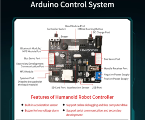 Hiwonder Tonybot Arduino Humanoid Robot Educational Programming Kit with Software – Oz Robotics
