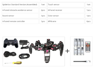 Hiwonder Spiderbot Arduino Hexapod Programming Robot – Oz Robotics