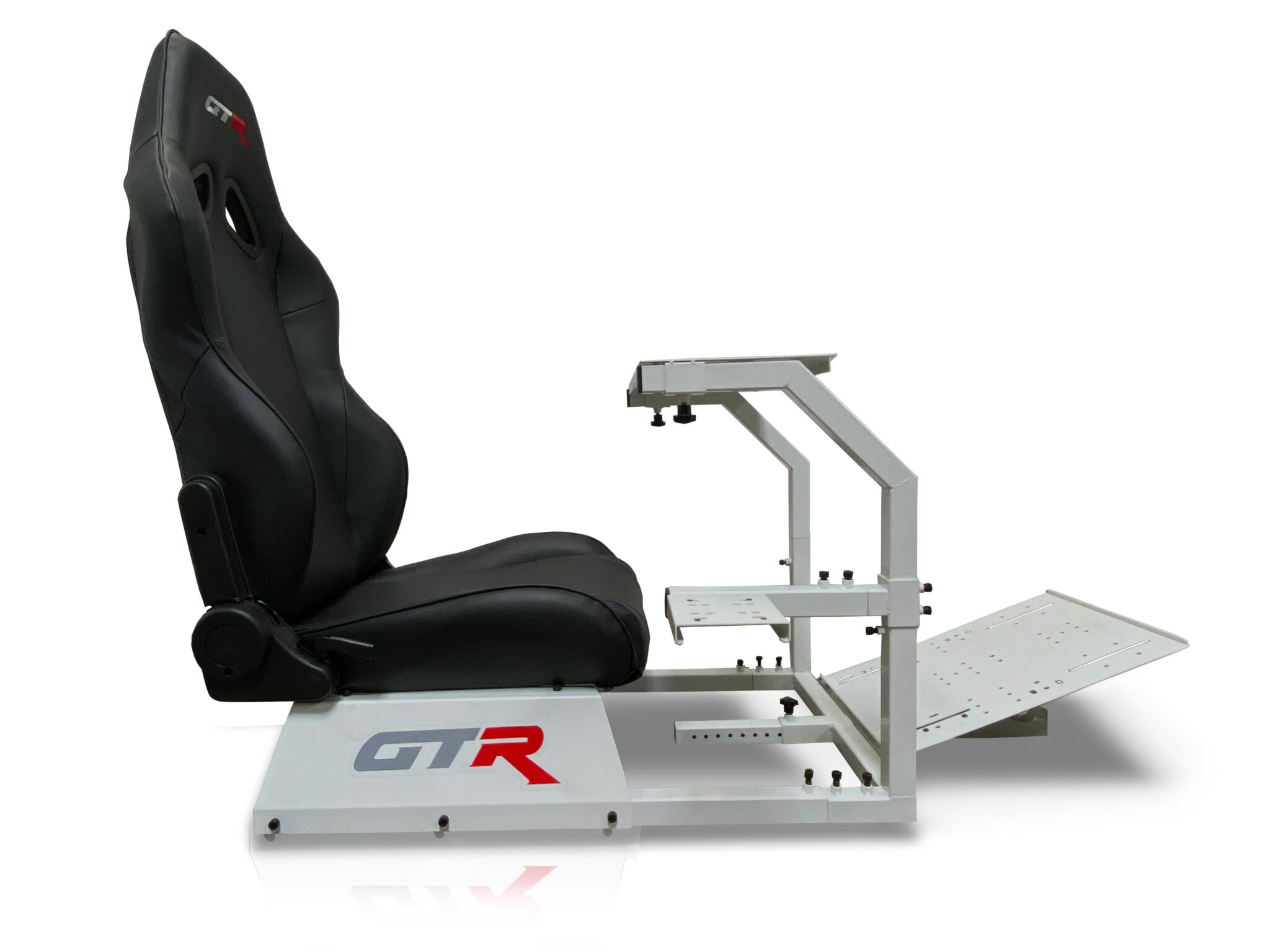 GTR Simulator GTA Model Silver Frame with Black Real Racing Seat – Oz ...