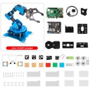 Adeept 5-DOF Robotic Arm Kit Compatible with Arduino IDE, Programmable ...