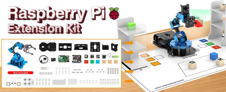 Hiwonder Raspberry Pi 4B Extension Kit for xArm Robotic Arm – Oz Robotics