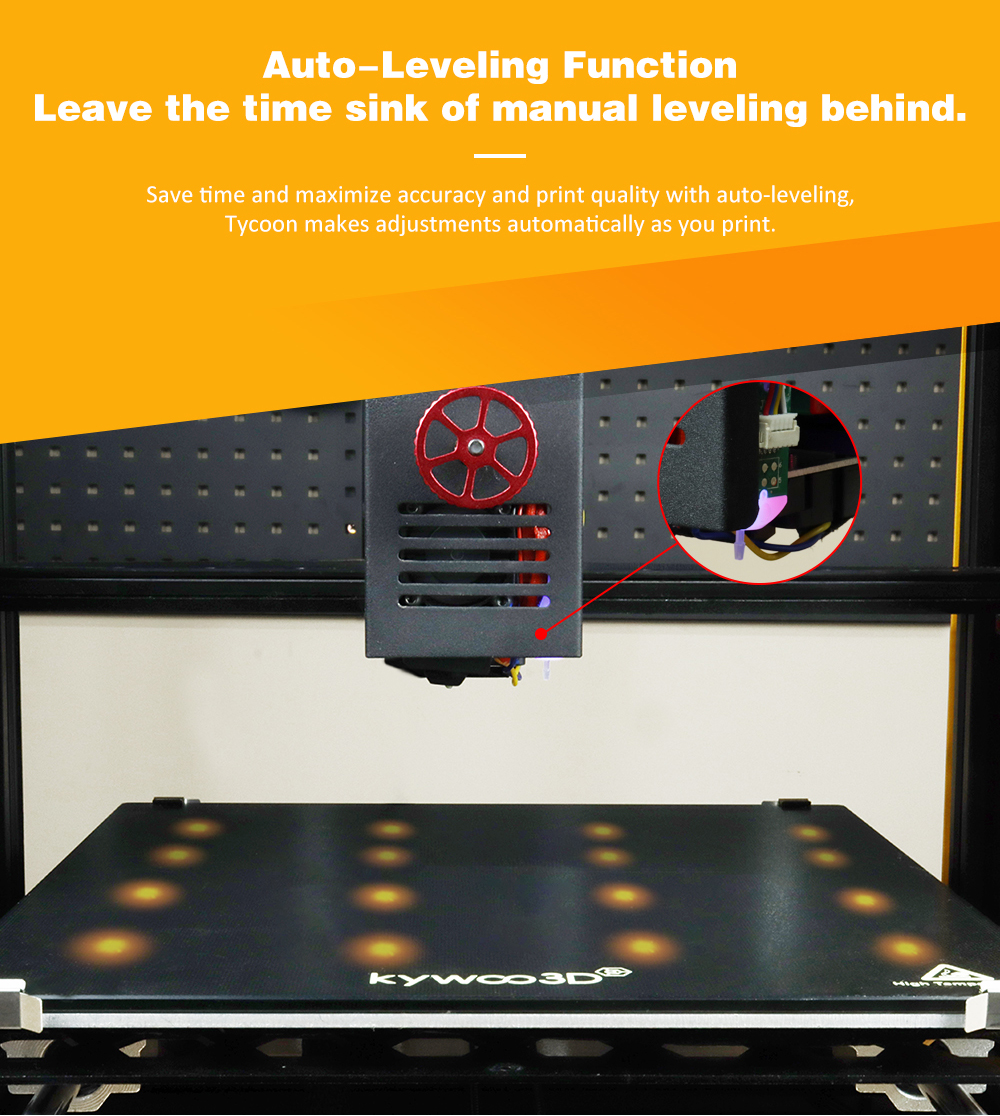 Kywoo Tycoon Max X-Axis Linear Rail 3D Printer with Large Printing Size ...