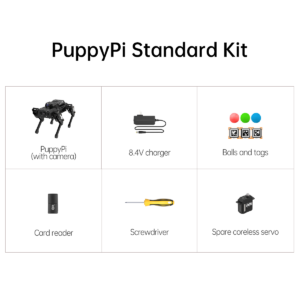 Hiwonder PuppyPi Quadruped Robot with AI Vision Powered by Raspberry Pi ROS Robot Dog – Standard ...