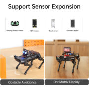 Hiwonder PuppyPi Quadruped Robot Dog with AI Vision Powered by Raspberry Pi ROS – Advanced Kit ...