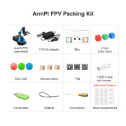Hiwonder ArmPi FPV AI Vision Raspberry Pi ROS Robotic Arm Advanced Kit with Raspberry Pi 4B 4GB ...
