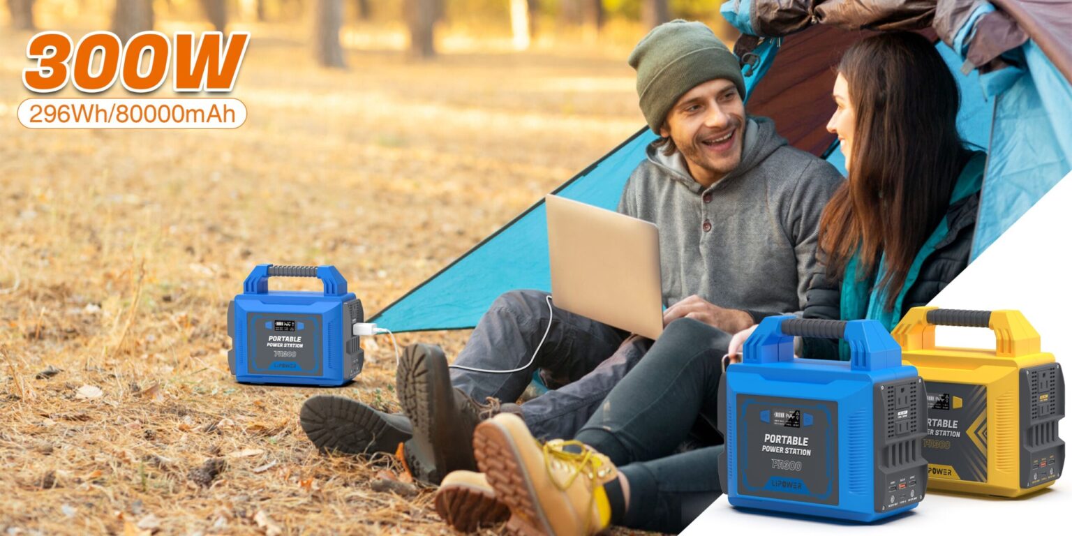 Portable Power Station with 300W and 296Wh LIPOWER PA300 – Oz Robotics