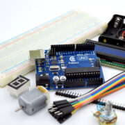 Adeept Starter Kit for Arduino UNO R3, LCD1602 with Breadboard and DC ...