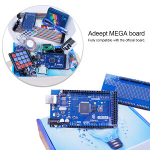 Adeept Ultimate Starter Kit for Arduino Mega2560 LCD1602, Stepper Motor, ADXL345 – Oz Robotics