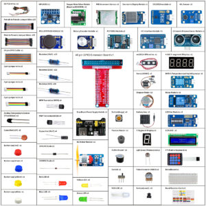 Adeept Upgrade Ultimate Starter Kit for Raspberry Pi, Raspberry Pi Kit, Python C Code, 40 ...