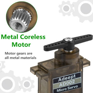 Adeept 8PCS AD002 MG90S Micro Servo 9G Servo Motor – Oz Robotics