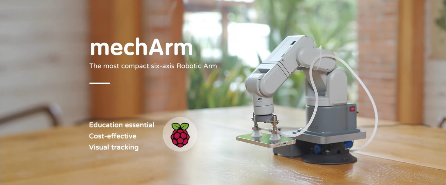 mechArm 270 Pi – The World’s Most Compact Robot Arm – Oz Robotics