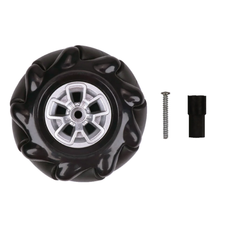 Omnidirectional Mecanum Wheel with 60mm High Hardness Plastic for Robot ...
