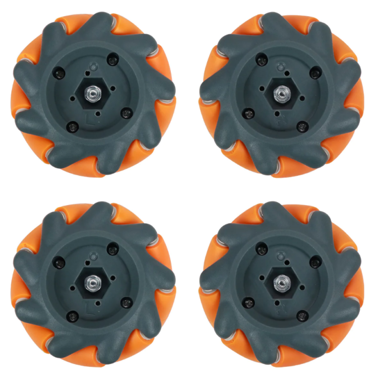 Omnidirectional Mecanum Wheel with 65mm High Hardness Plastic for ...