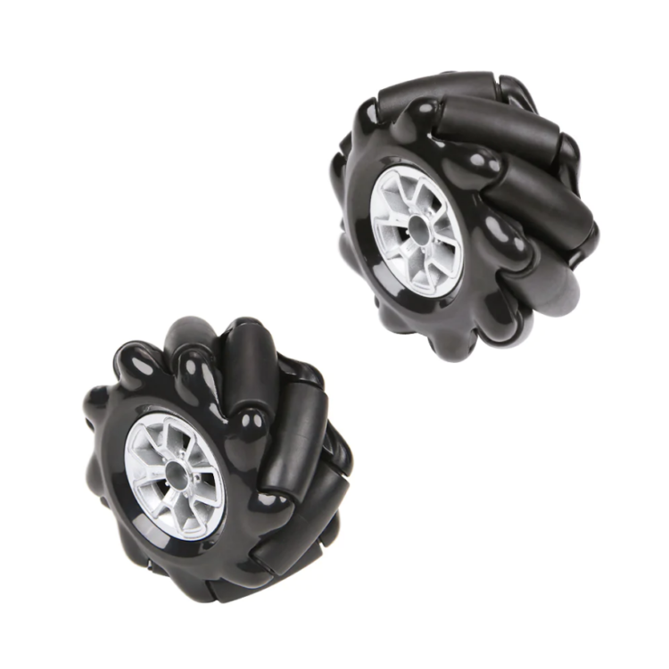Omnidirectional Mecanum Wheel with 60mm High Hardness Plastic for Robot ...