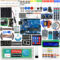 Adeept Ultimate Starter Kit for Arduino UNO R3, Servo Motor, Relay ...