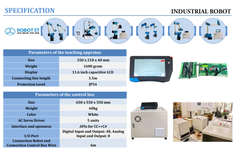 R3T-01: 1kg Payload Industrial Robot – Oz Robotics