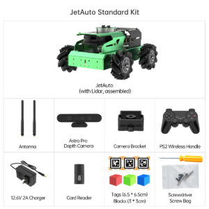 Hiwonder JetAuto ROS Robot Car Powered by Jetson Nano with Lidar Depth ...