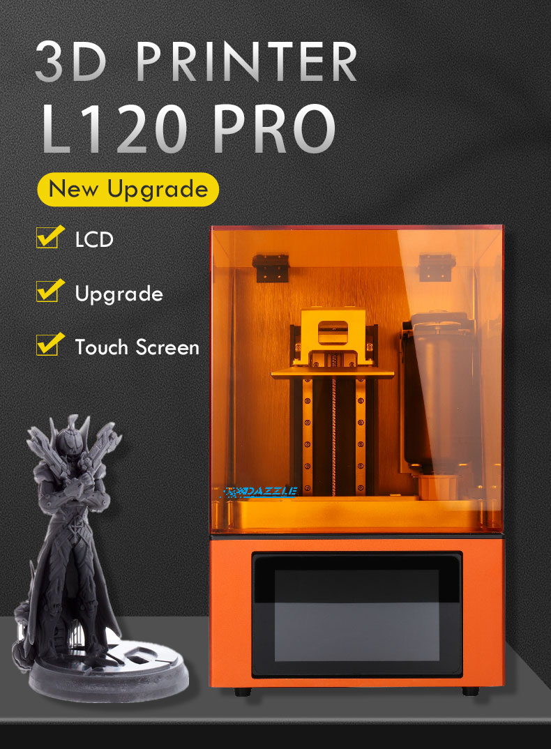Dazzle LCD Resin Pouring 3D Printer with Auto Impresora for Jewelry and ...