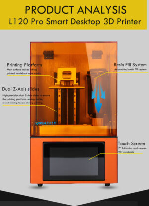 Dazzle LCD Resin Pouring 3D Printer with Auto Impresora for Jewelry and ...