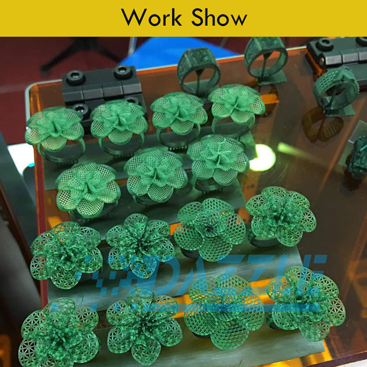 Dazzle LCD Resin Pouring 3D Printer with Auto Impresora for Jewelry and ...