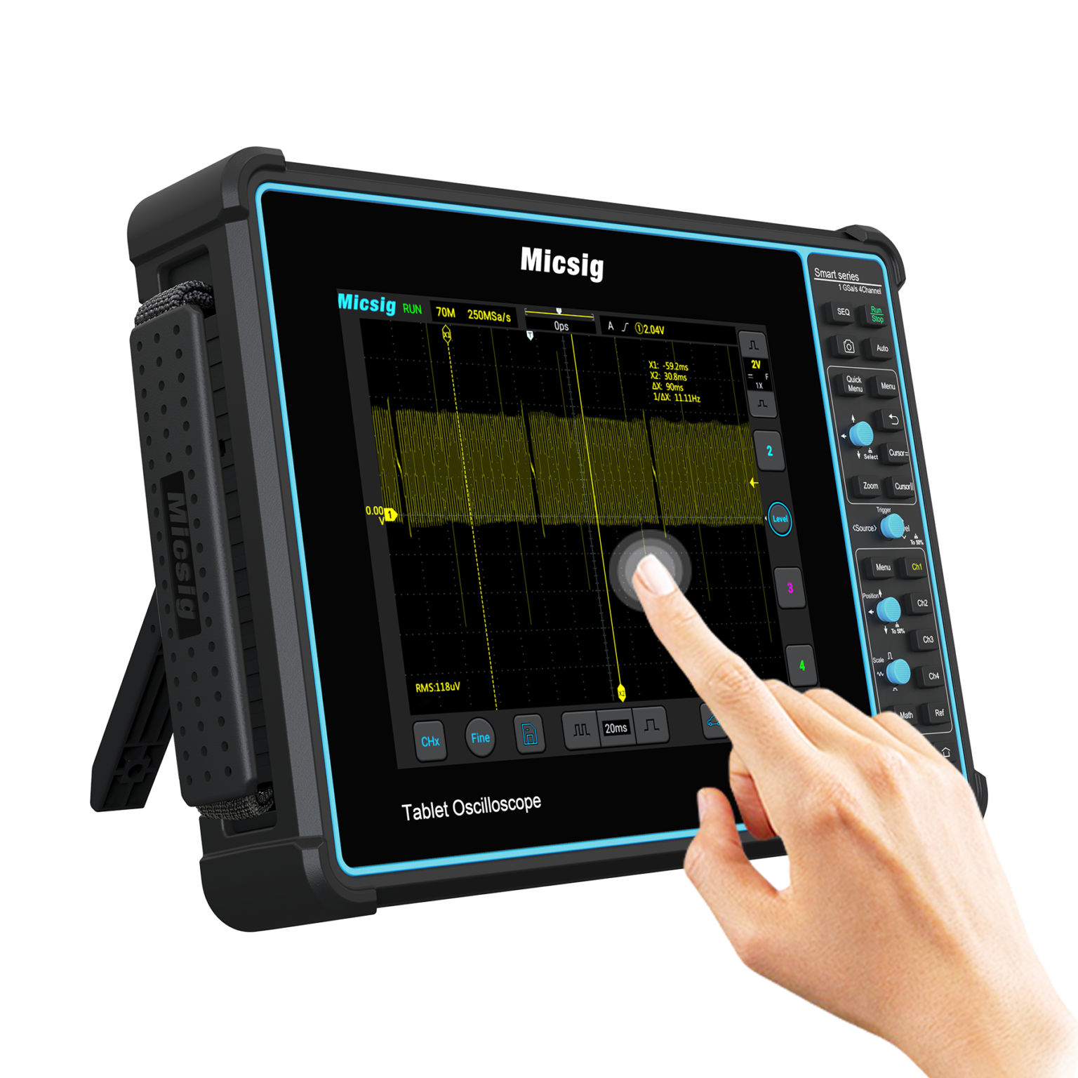 Micsig Automotive Oscilloscope SATO1004 100MHz Digital Handheld ...